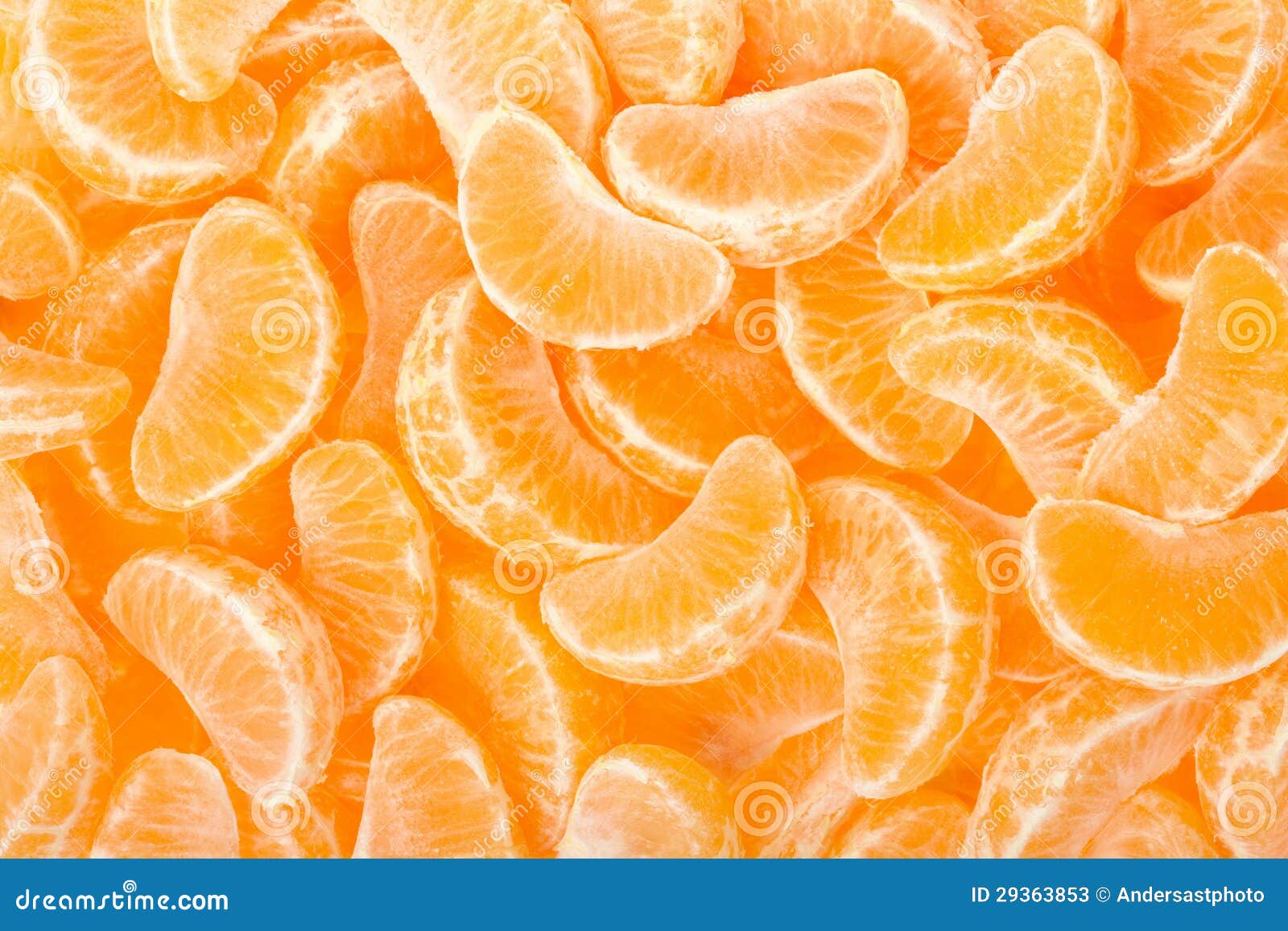 De Segmenten Van De Mandarijn, Oranje Achtergrond Stock Afbeelding ...