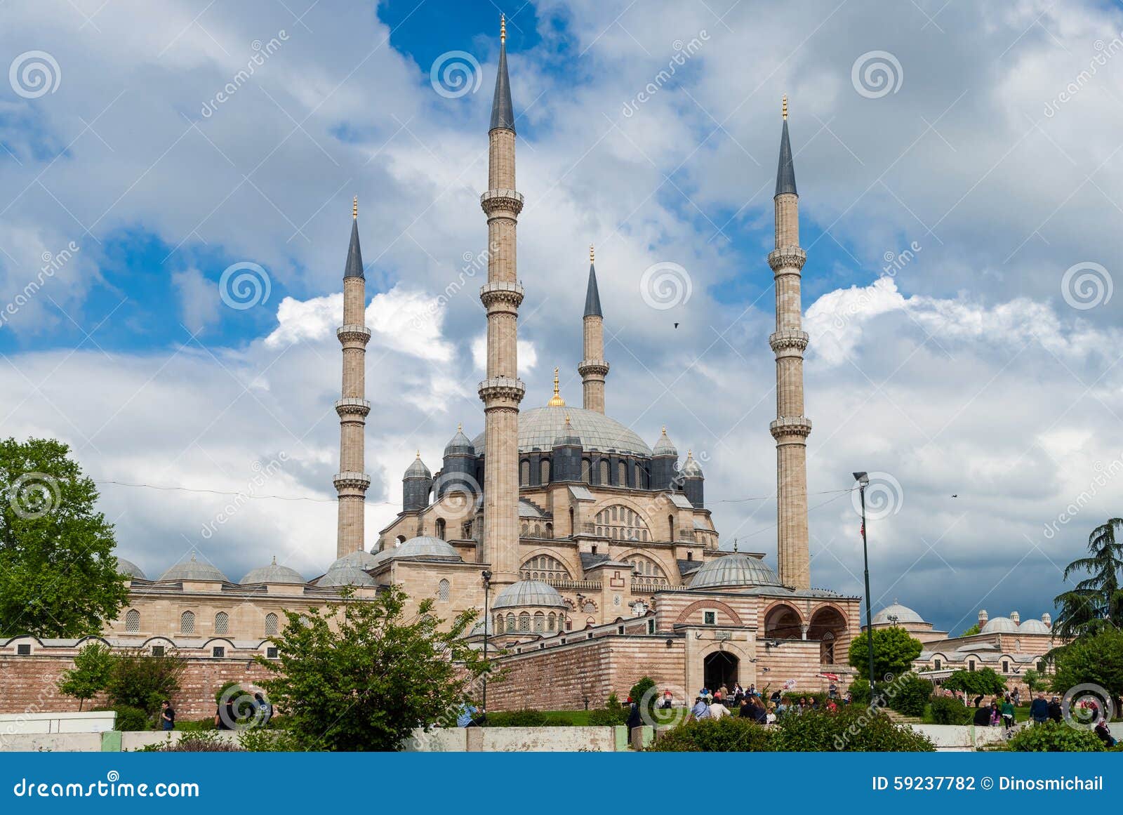 De Selimiye-Moskee in Edirne, Turkije Redactionele Fotografie - Image ...