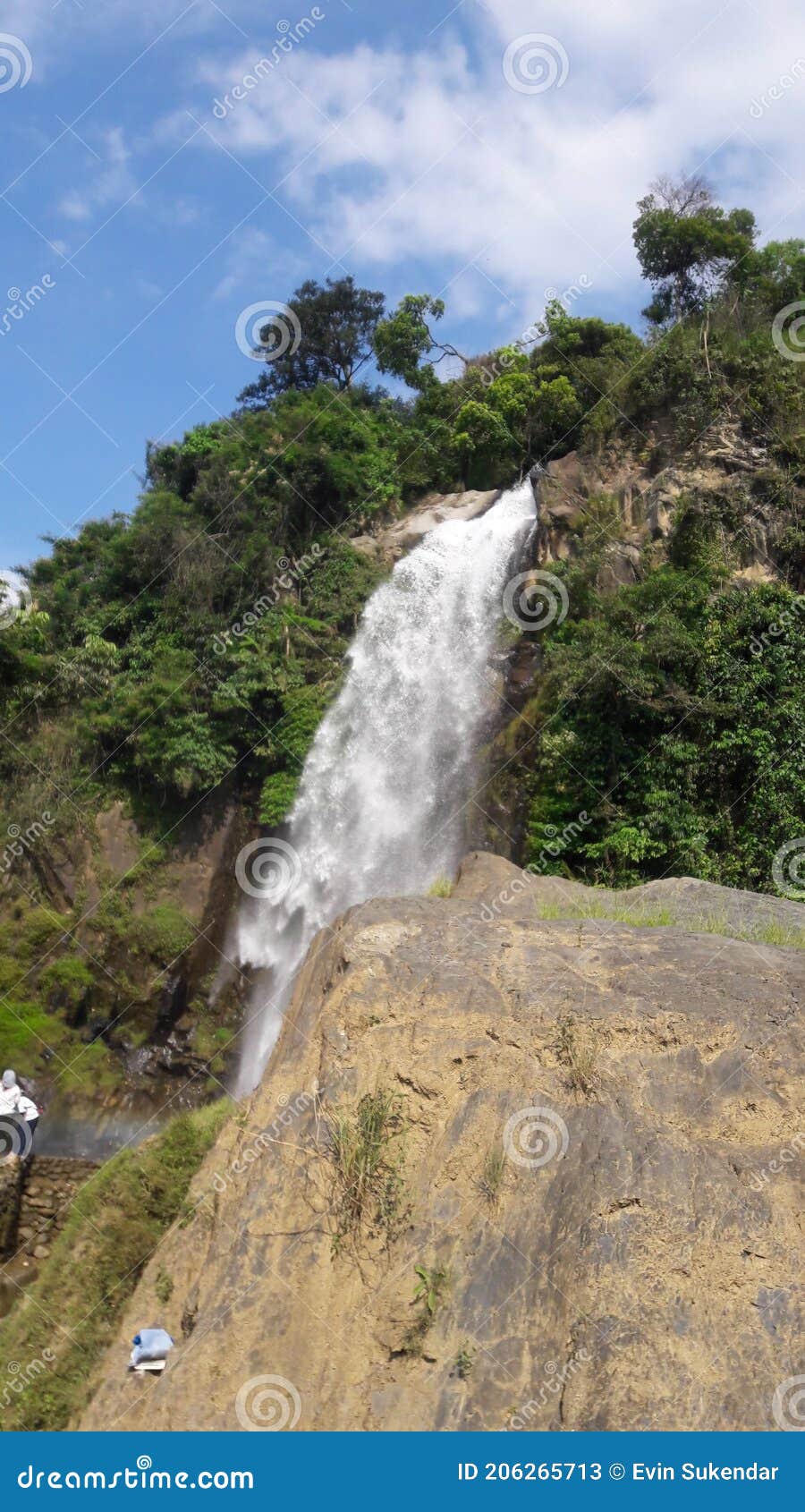 De Sentul Pelangi De Bukit En Cascade Photo stock éditorial - Image du ...