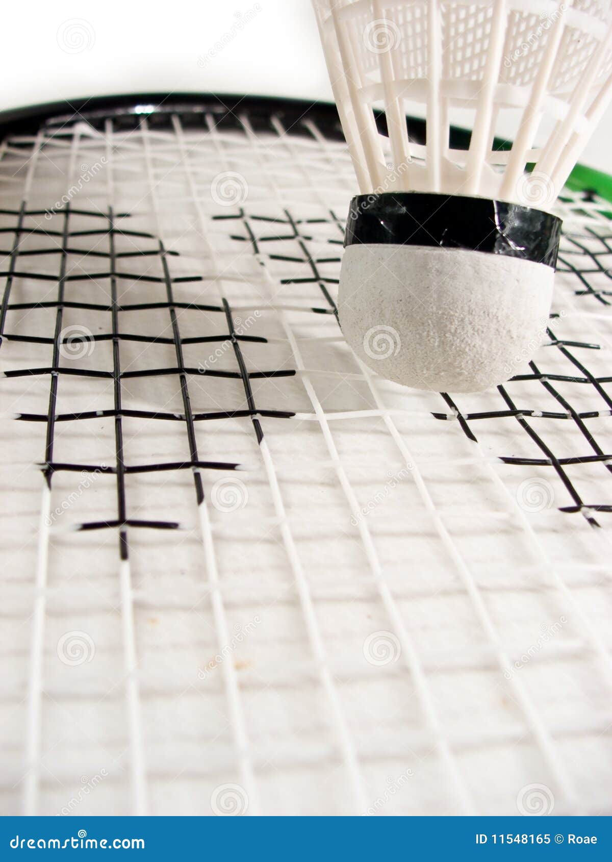 De Shuttle Van Het Badminton Stock Afbeelding - Afbeelding bestaande ...