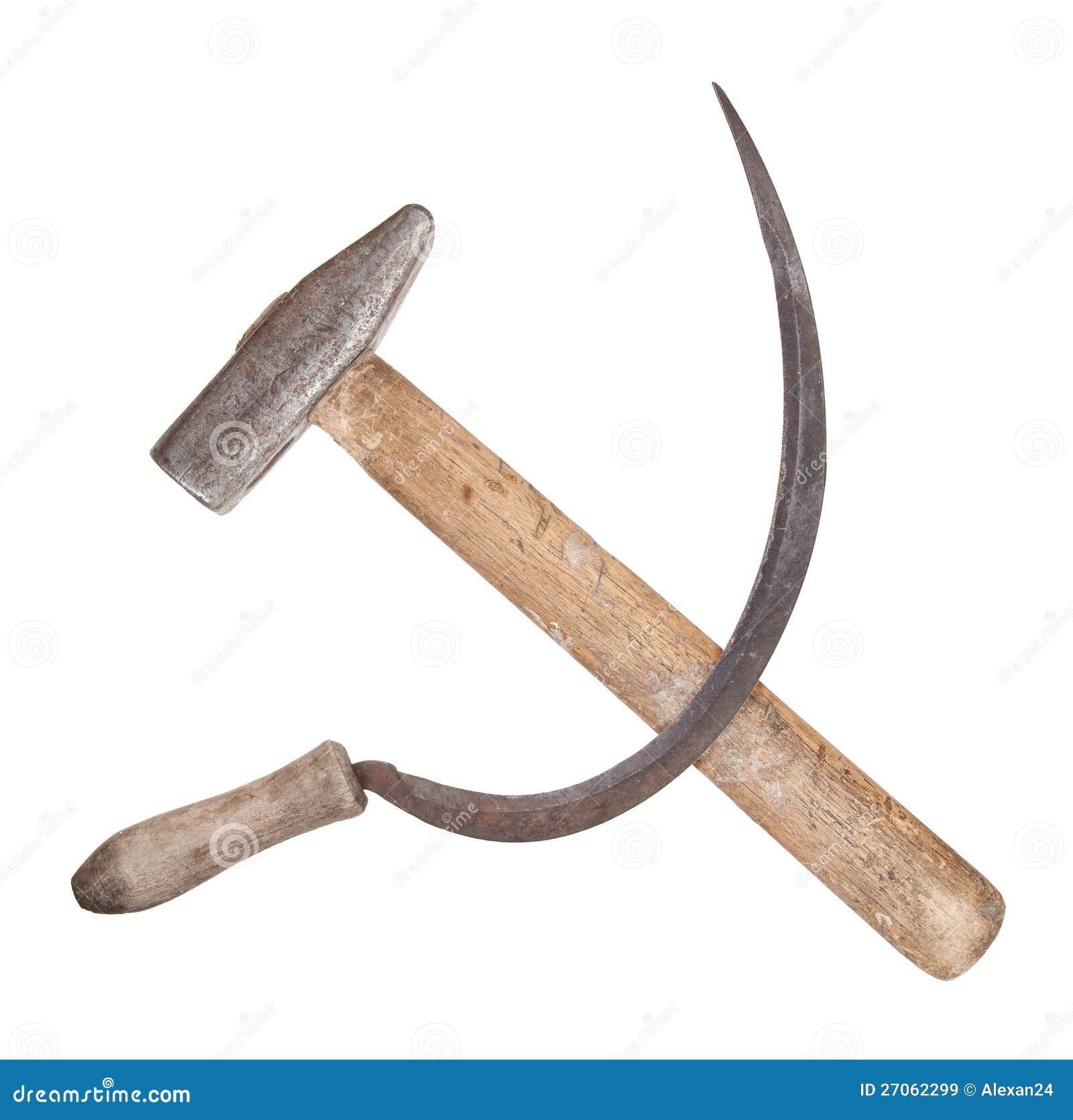 De Sikkel En Het Hamer Communistische Symbool Stock Afbeelding - Image ...