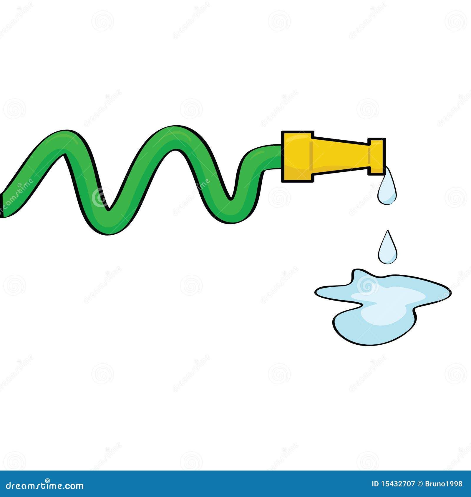 De slang van het water vector illustratie. Illustration of huishouden ...