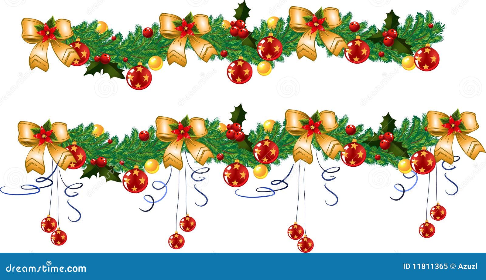 De Slinger Van Kerstmis, Vector Stock Illustratie - Illustration of ...