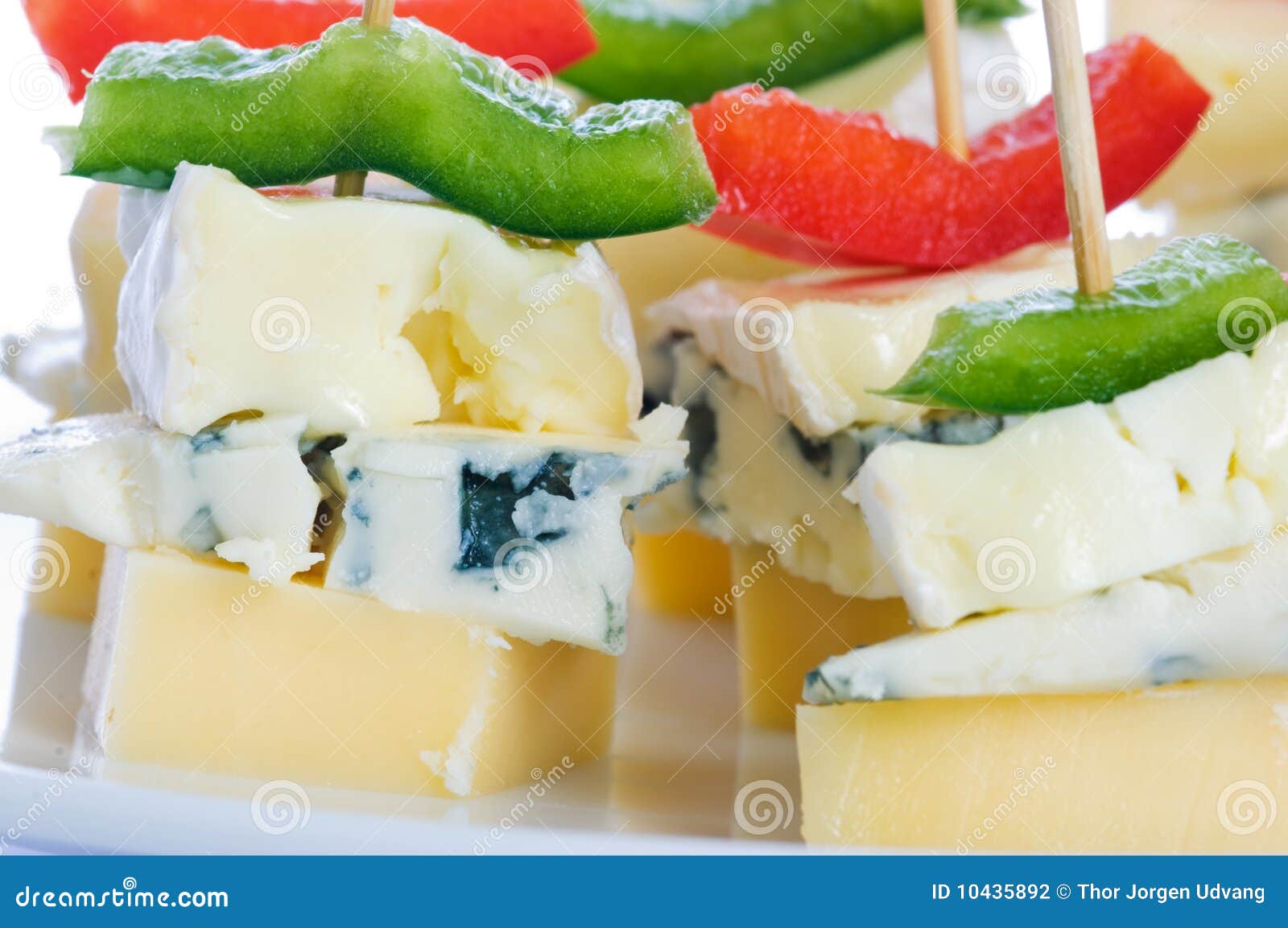 De Snacks Van De Kaas Met Drie Soorten Kaas Stock Foto - Image of ...