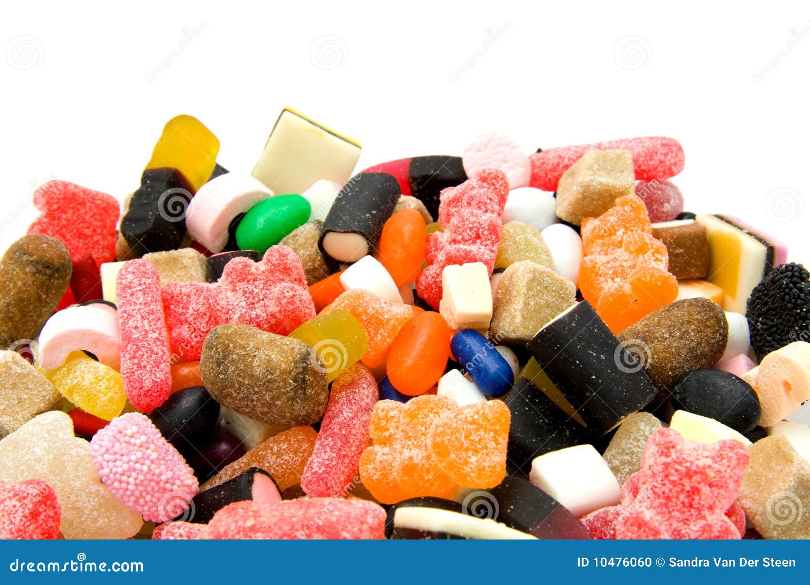 De Snoepjes Van Het Suikergoed Stock Foto - Image of geïsoleerd, suiker ...