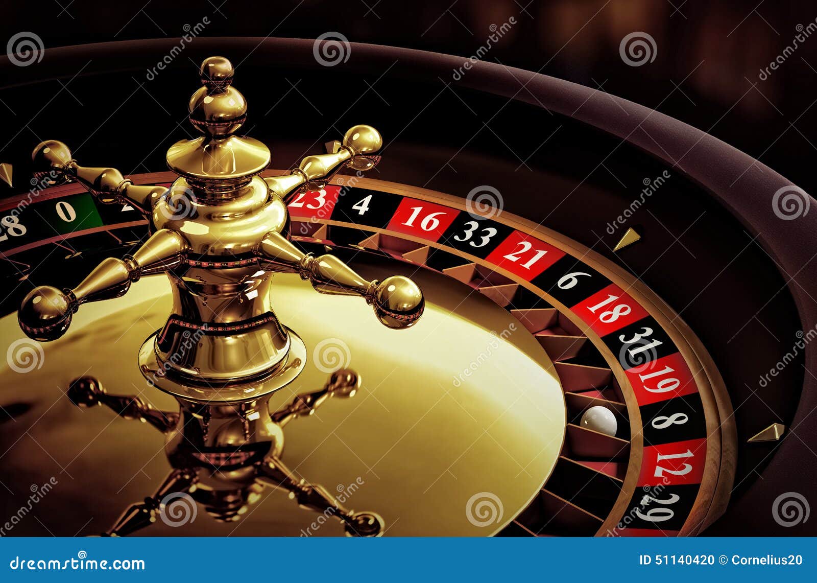 De Spaanders & De Roulette Van De Pook Stock Illustratie - Illustration ...