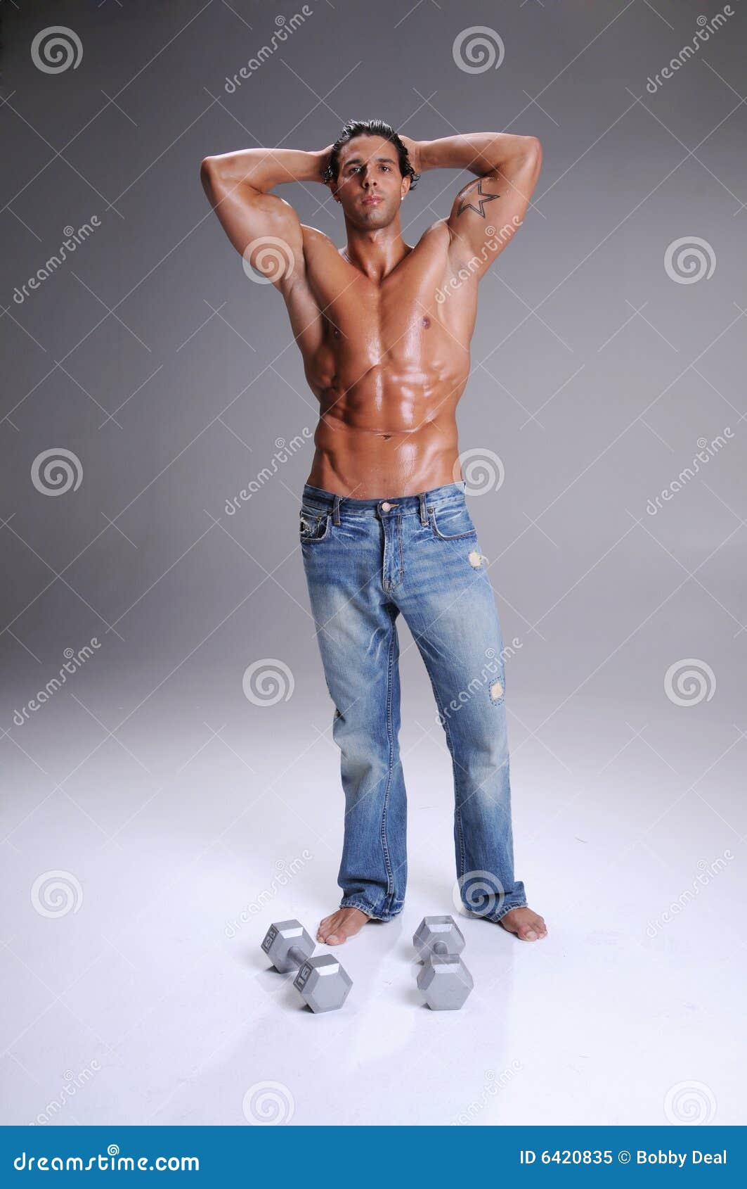 De Spier Training Van De Mens Stock Afbeelding - Image of mannetje ...