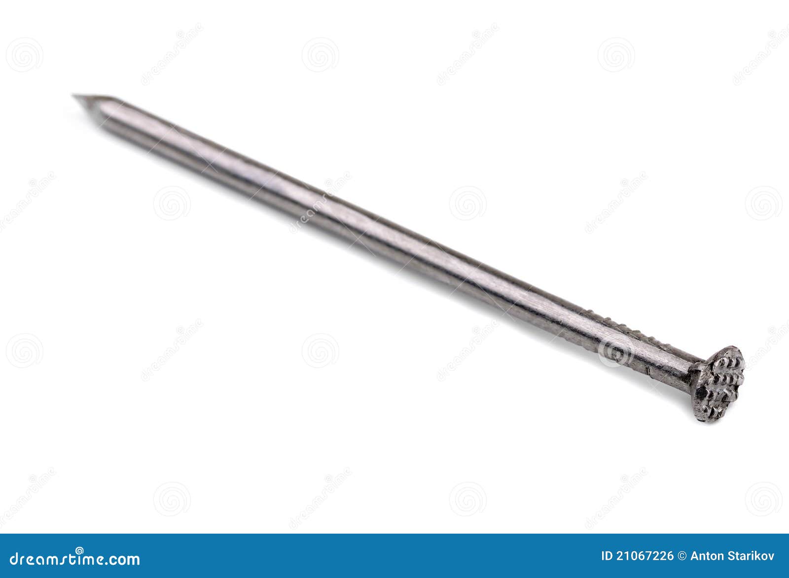 De spijker van het staal stock foto. Afbeelding bestaande uit nieuw ...