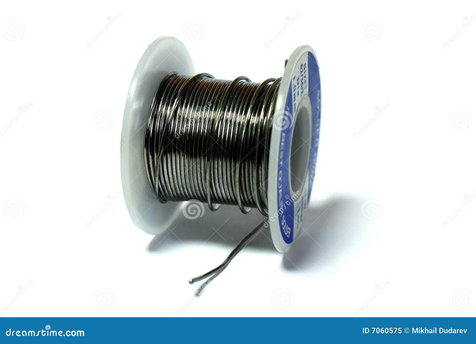 De Spoel Van Het Soldeersel Stock Afbeelding - Image of draad, cilinder ...