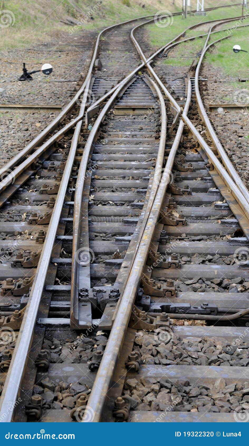 De sporen van de spoorweg stock foto. Image of spoorweg - 19322320