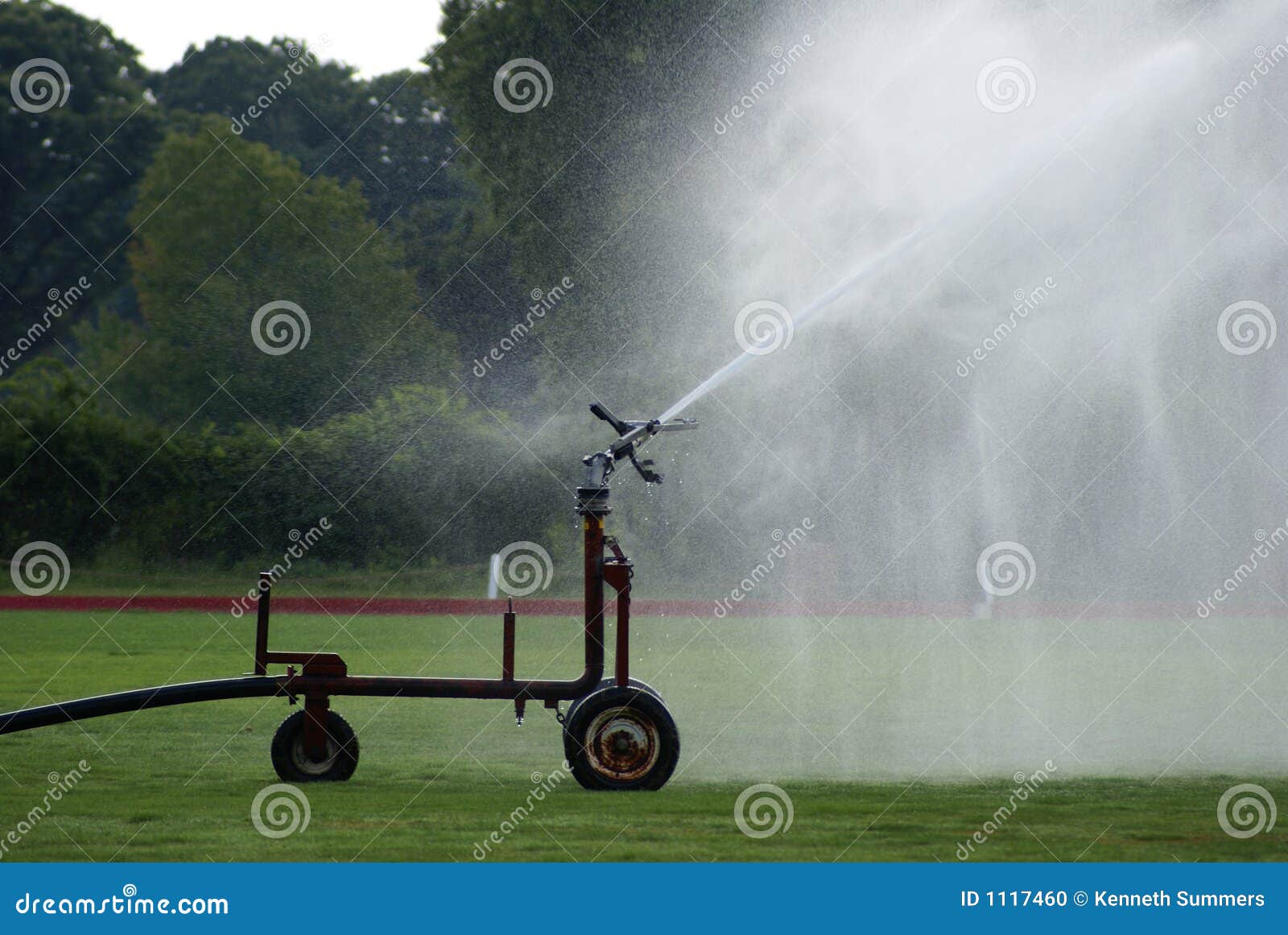 De sproeier van het water stock foto. Image of hoofd, kader - 1117460