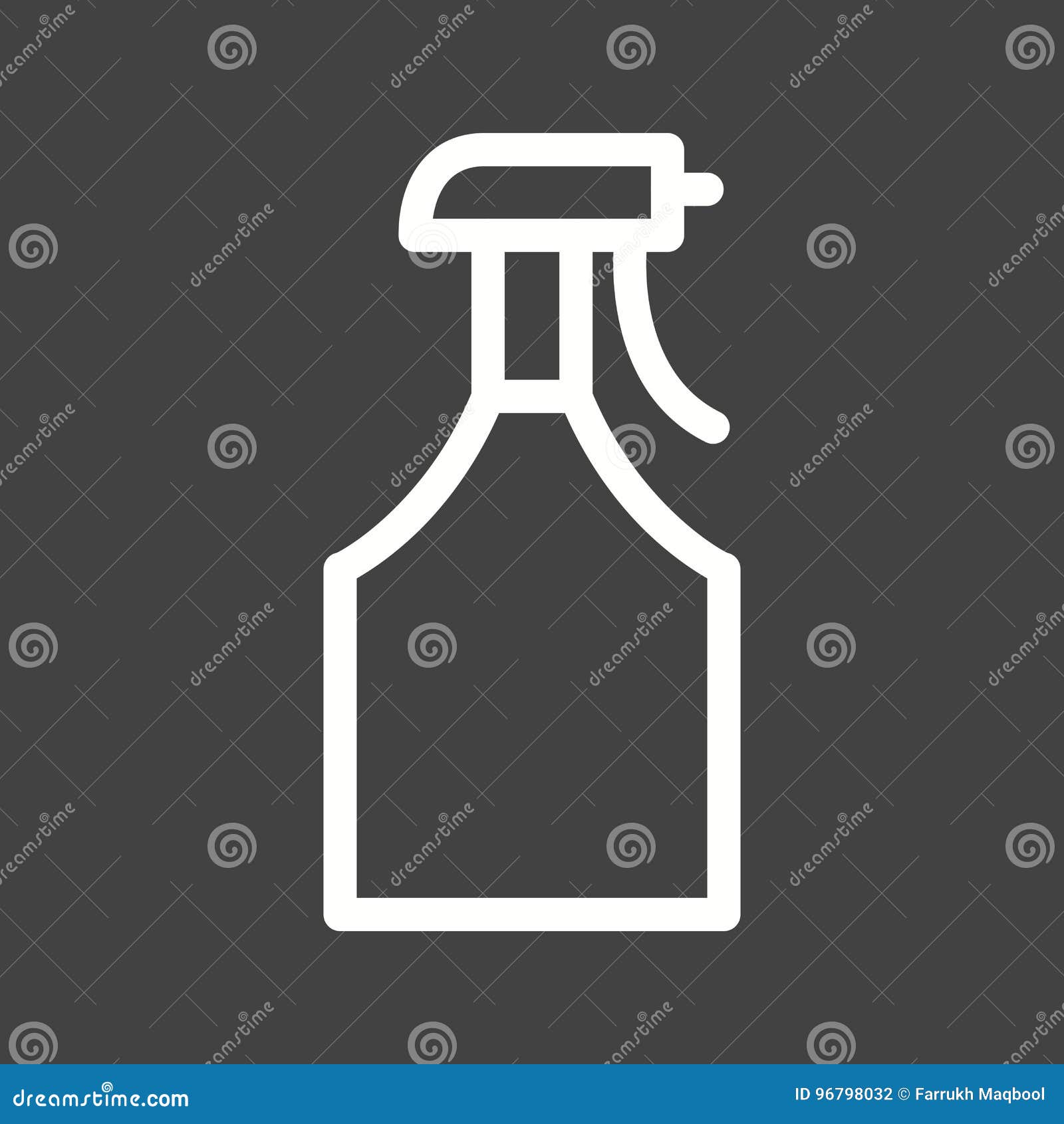 De Spuitbus van het water vector illustratie. Illustration of plastiek ...