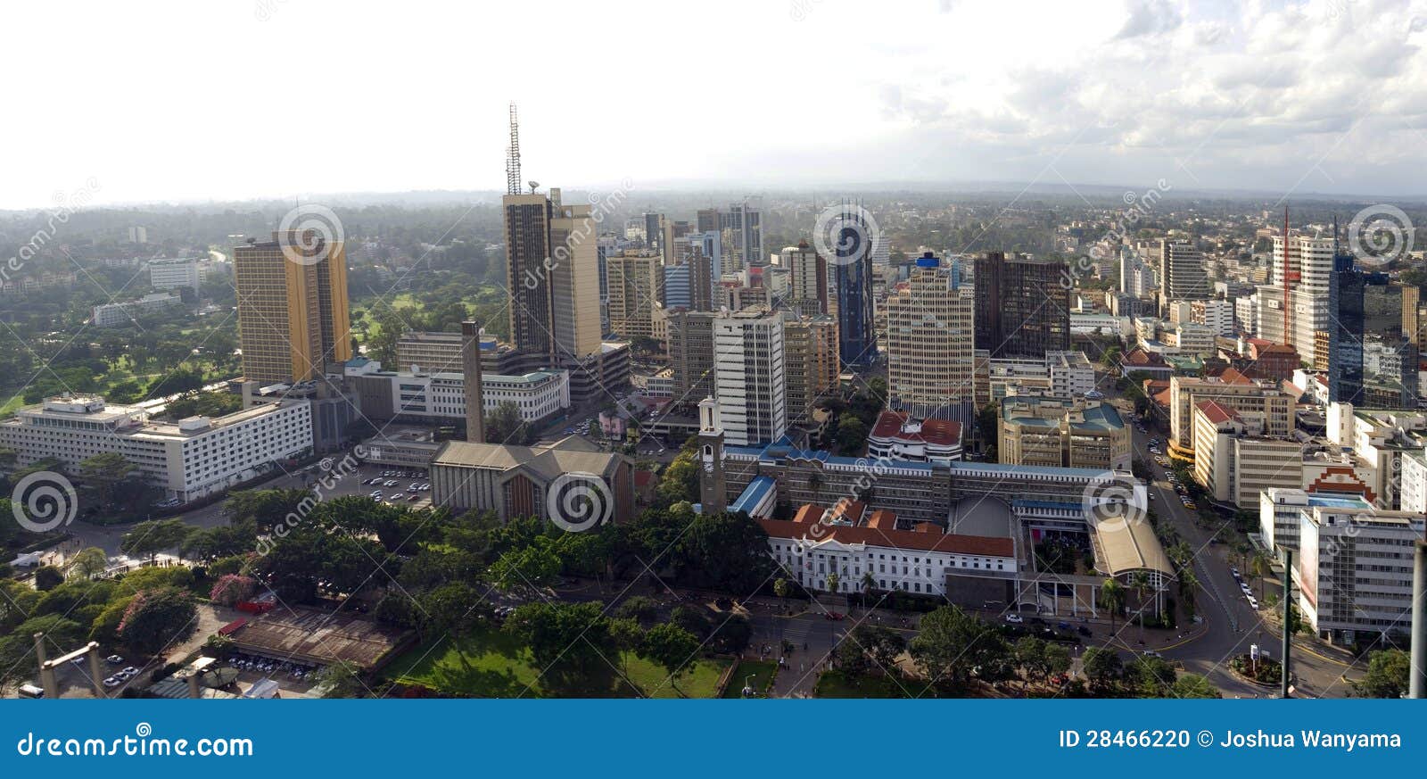 De Stad Kenia van Nairobi stock foto. Image of huis, wijk - 28466220