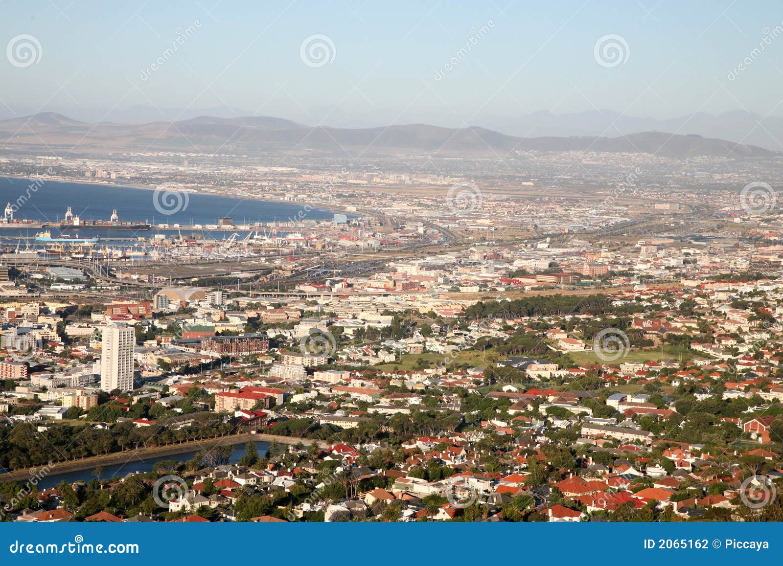 De stad van Kaapstad stock foto. Image of gekleurd, stad - 2065162