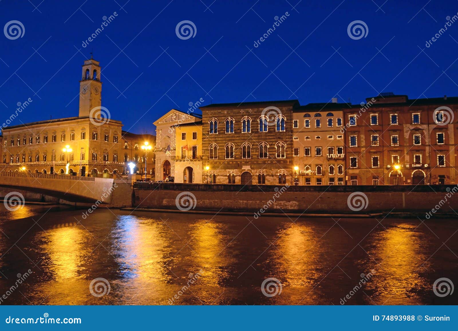 De stad van Pisa stock foto. Image of stad, festival - 74893988