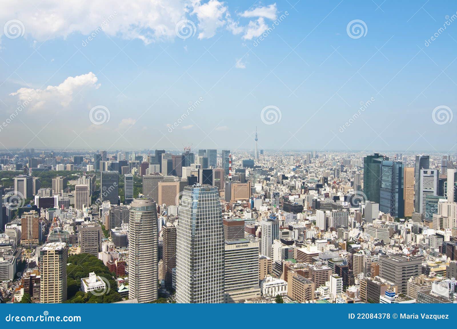 De stad van Tokyo stock foto. Image of toerisme, cultuur - 22084378