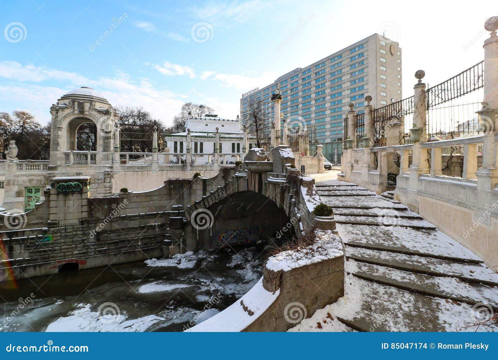 ` De Stadtpark Do ` a Cidade Central Park De Viena Imagem de Stock ...