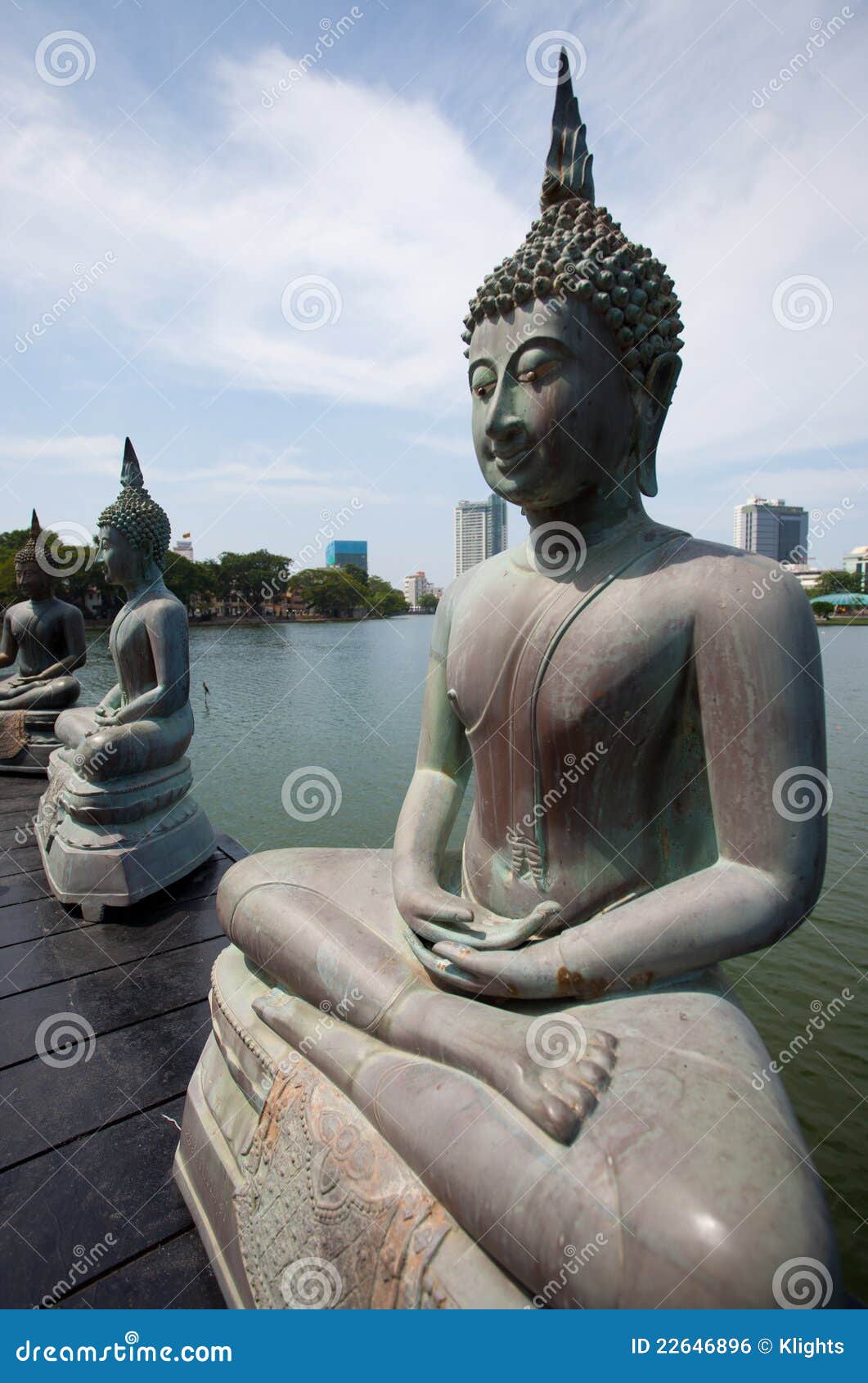 De Standbeelden van Boedha stock foto. Image of godsdienst - 22646896