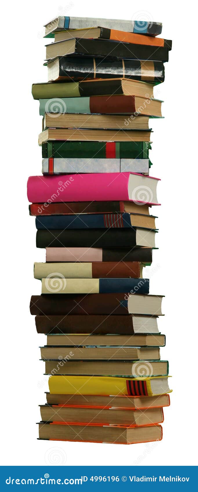 De stapel van boeken stock foto. Image of verkoper, uitdelen - 4996196