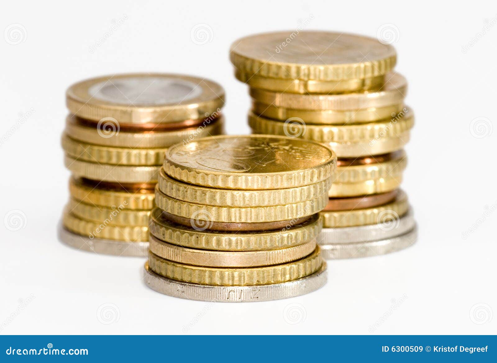 De stapel van het geld stock afbeelding. Image of financieel - 6300509