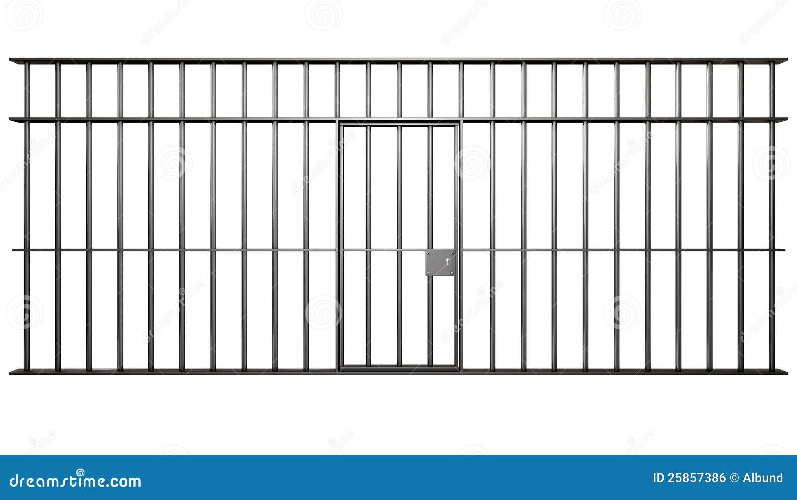 De Staven Van De Cel Van De Gevangenis Stock Illustratie - Illustration ...