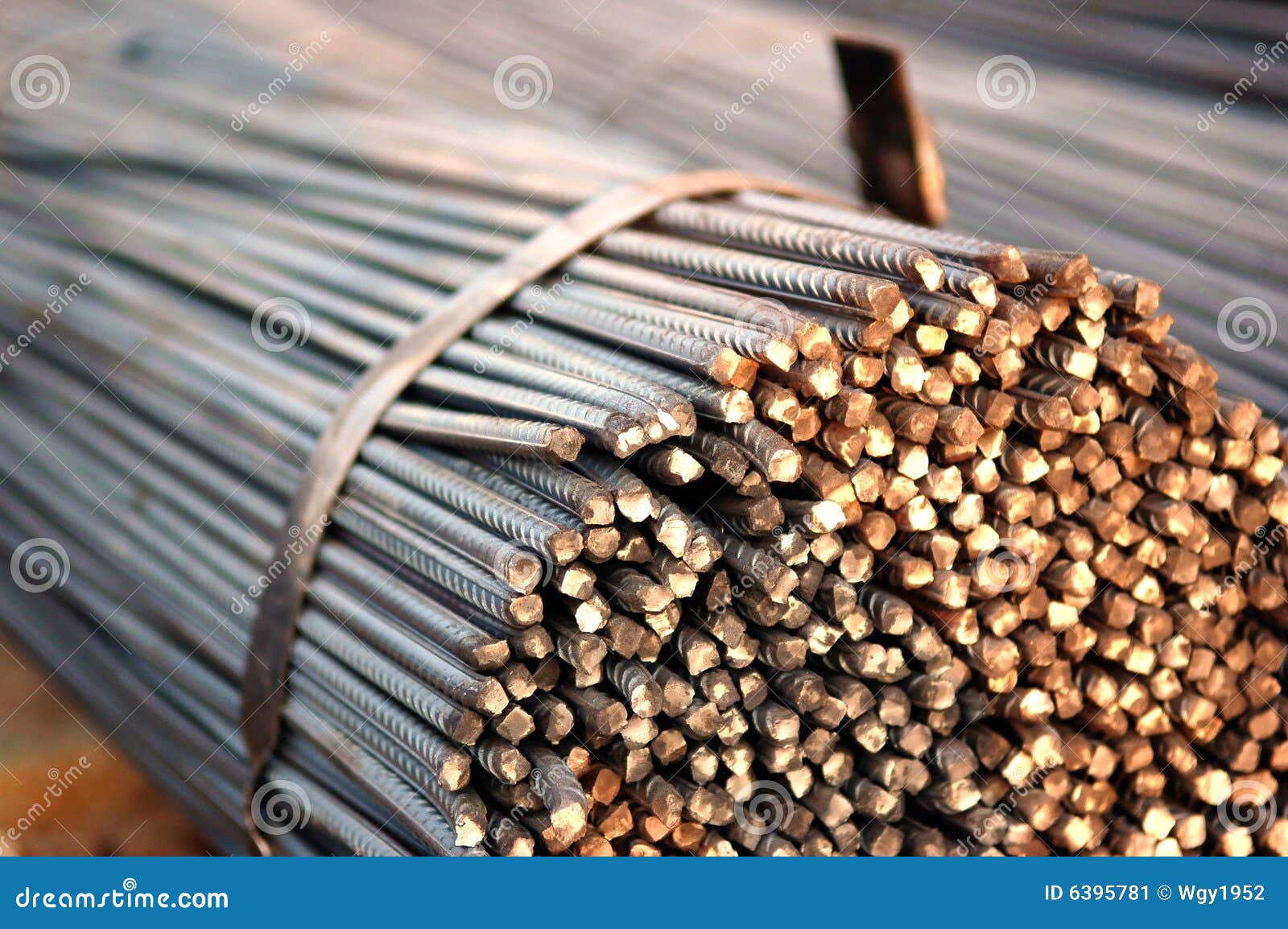 De staven van het staal stock afbeelding. Image of staven - 6395781