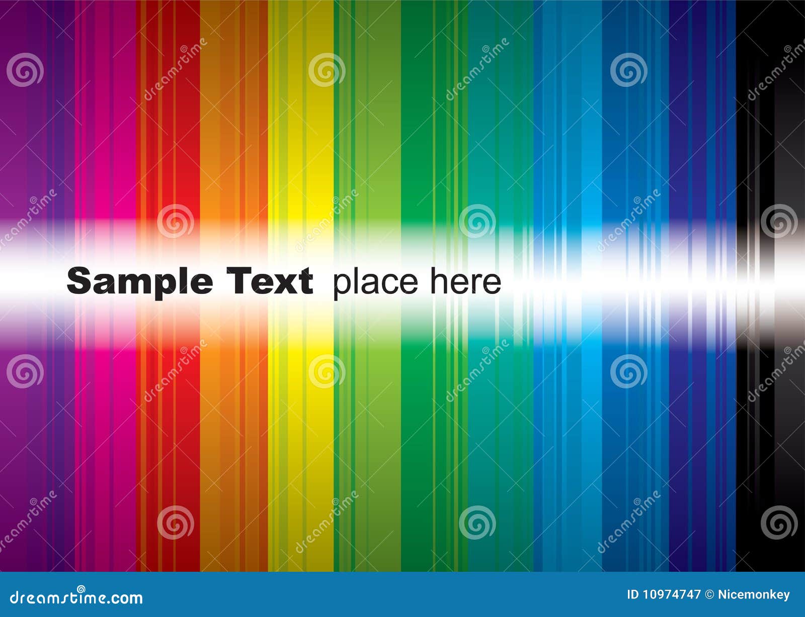 De Steekproef Van De Regenboog Vector Illustratie - Illustration of ...