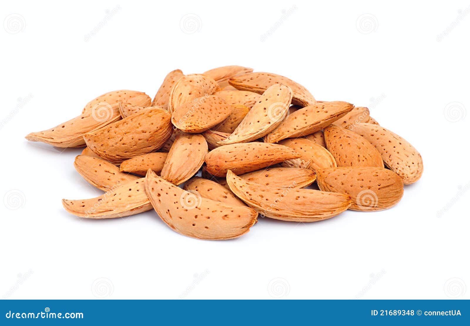 De stenen van de amandel stock foto. Image of noot, studio - 21689348