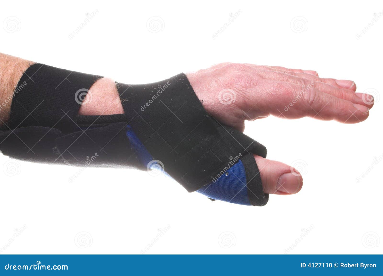 De Steun van de pols stock foto. Image of verzekering - 4127110