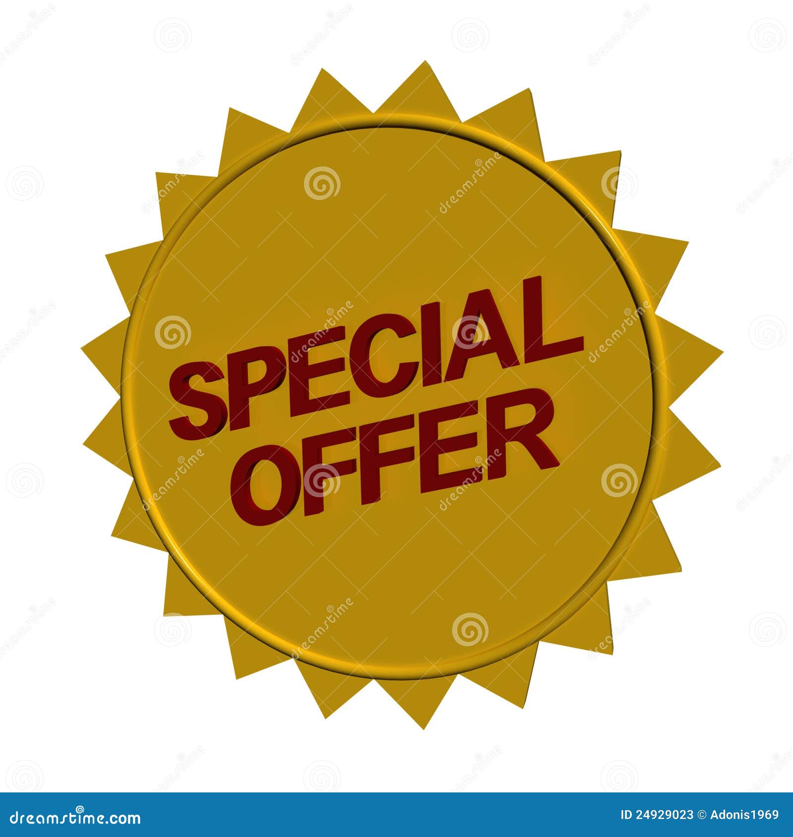 De Sticker of Het Etiket Van De Speciale Aanbieding Stock Illustratie ...