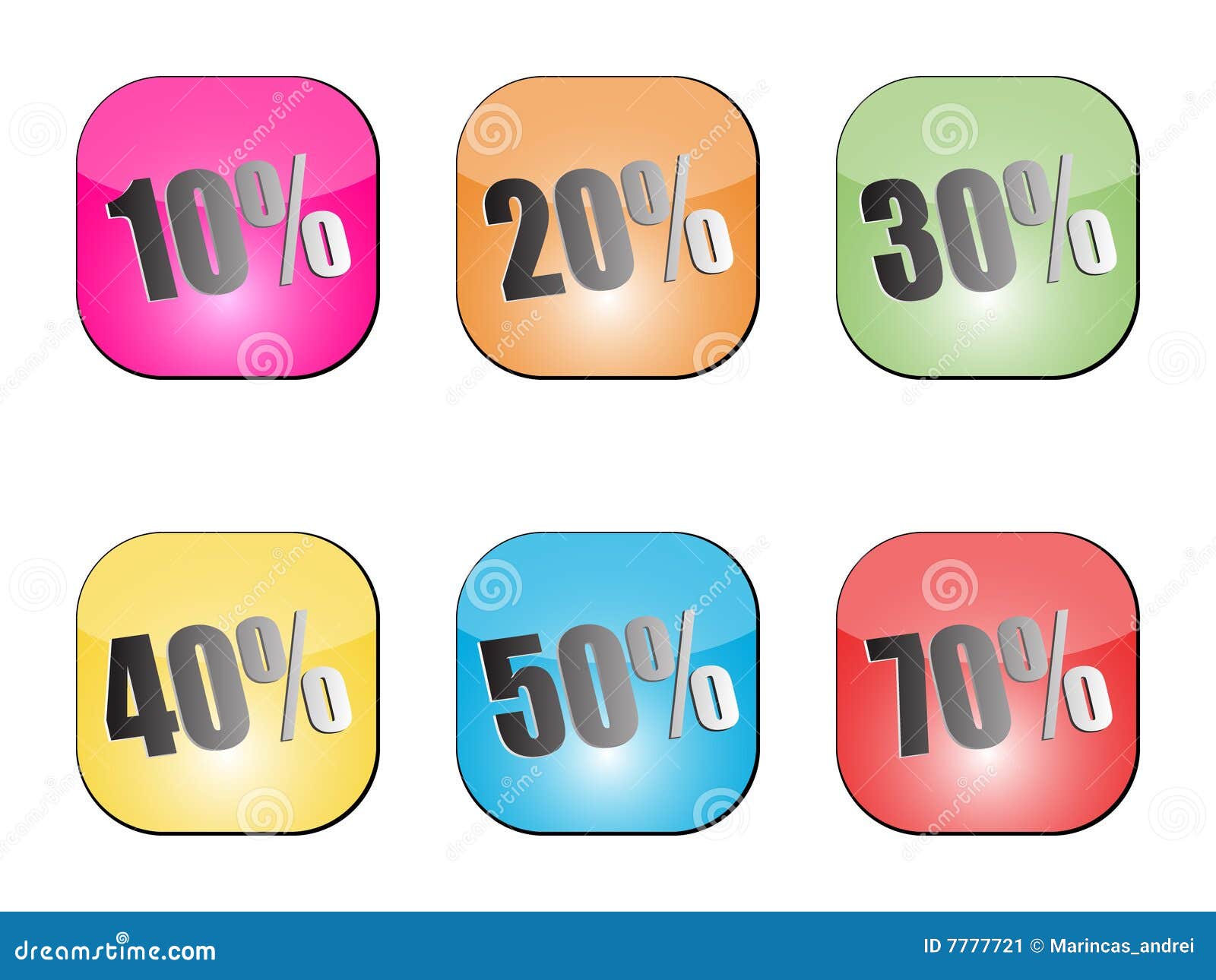 De stickers van de korting vector illustratie. Illustration of verdien ...