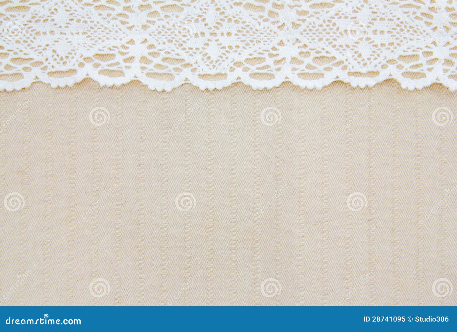 De Stof Van De Zak En Wit Kant Stock Afbeelding - Image of retro ...