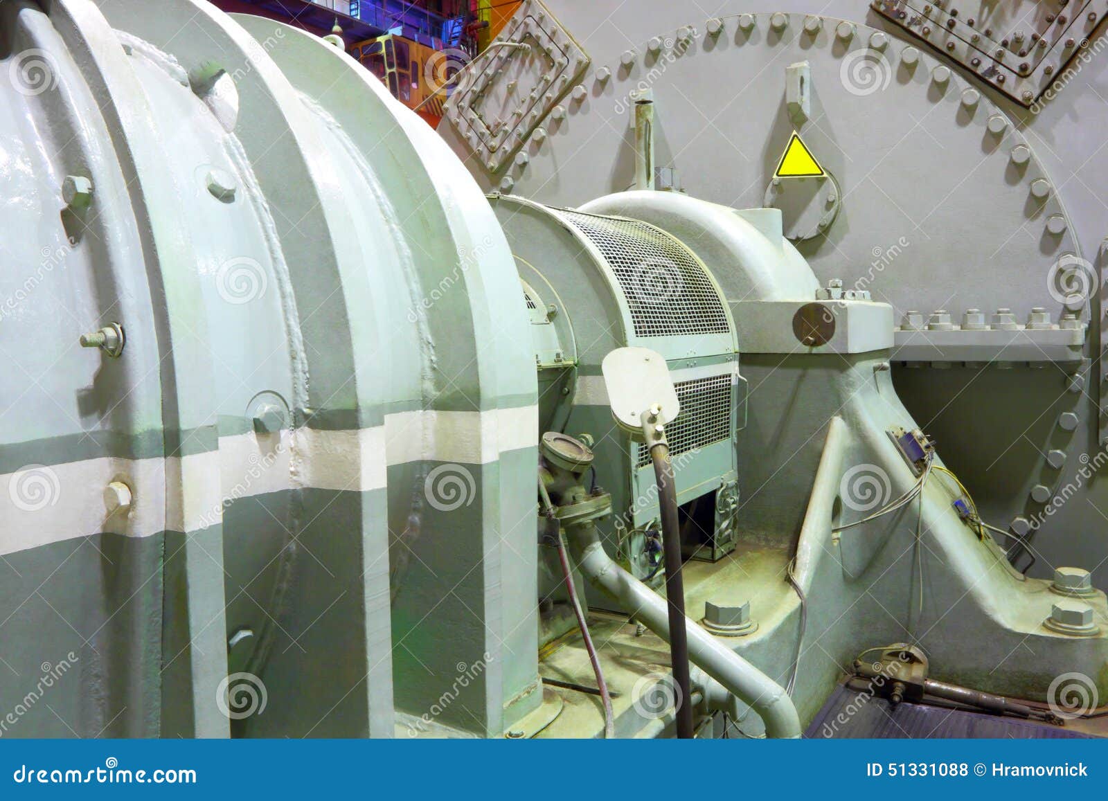 De Stoomturbine Van De Machtsgenerator Stock Foto - Image of blad ...