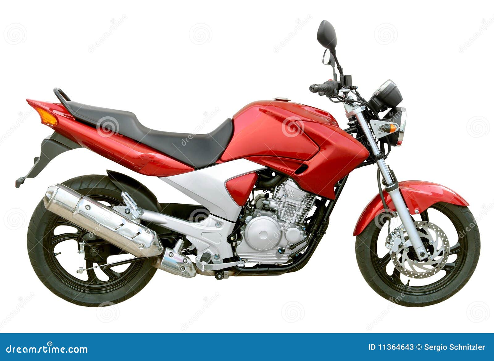 De Straat Van De Motorfiets Stock Afbeelding - Image of voertuig ...