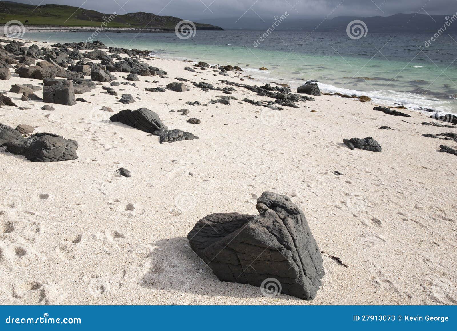 De Stranden Van Het Koraal, Waternish Stock Afbeelding - Image of ...