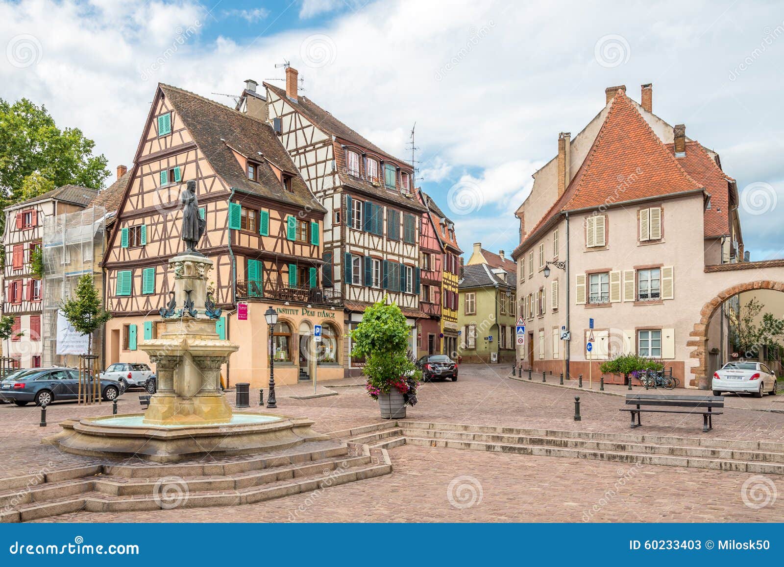 In De Straten Van Colmar Stad Redactionele Stock Foto - Image of ...