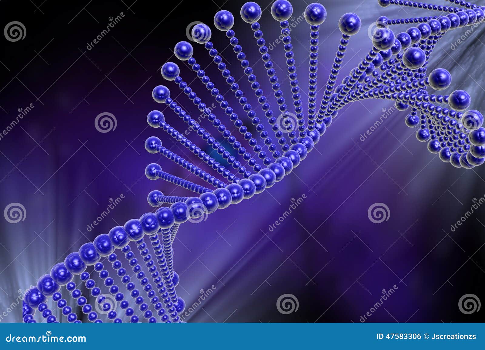 De structuur van DNA stock illustratie. Illustration of chromosoom ...
