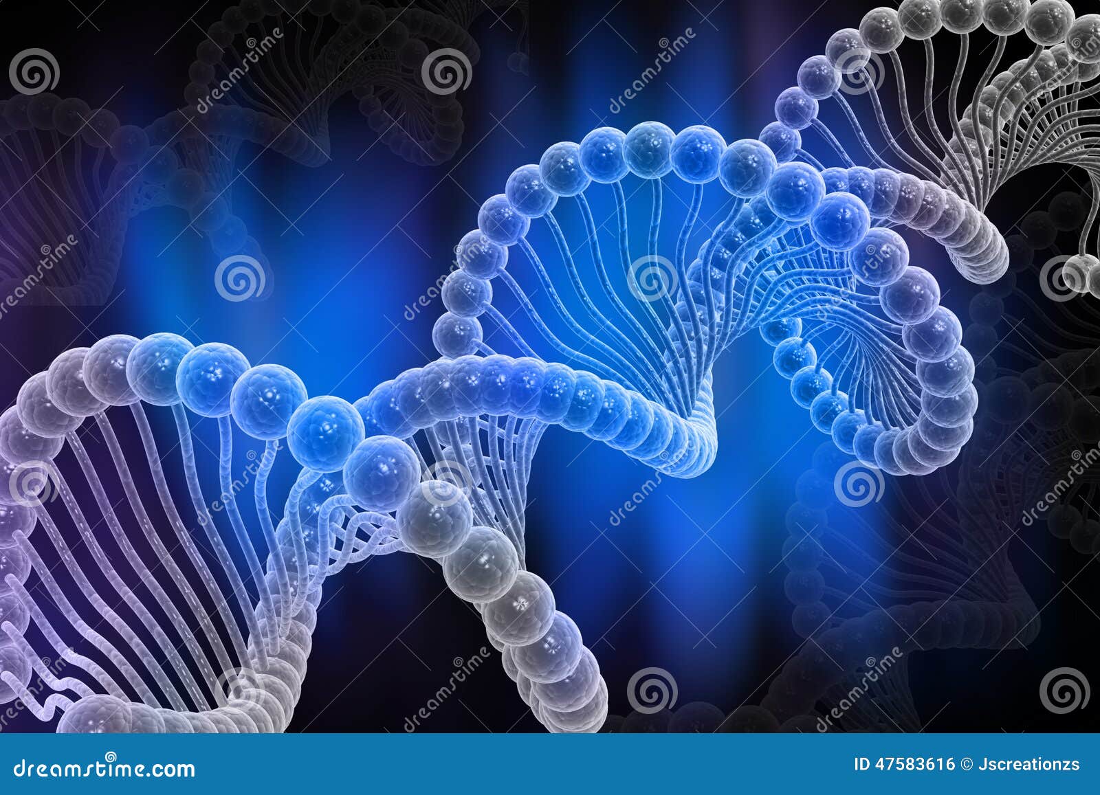 De structuur van DNA stock illustratie. Illustration of orgaan - 47583616