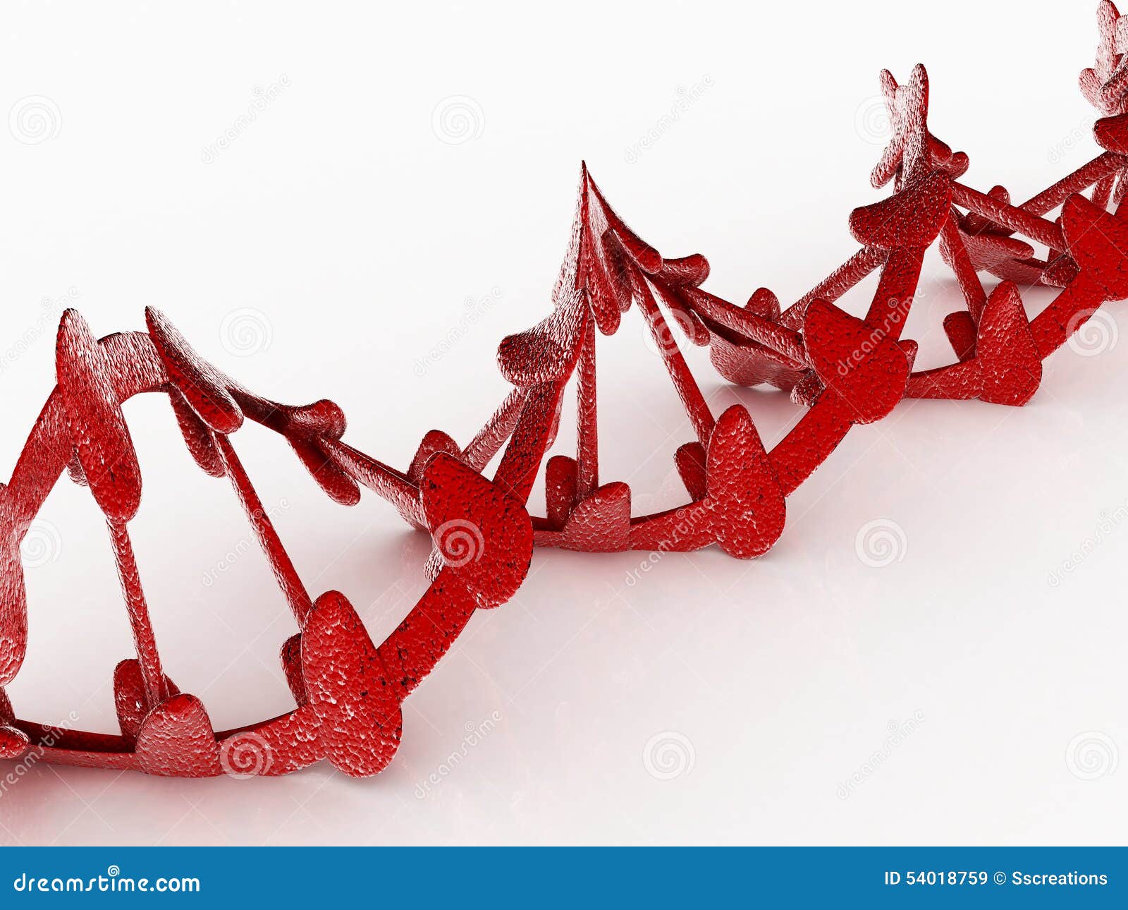De structuur van DNA stock illustratie. Illustration of moleculair ...