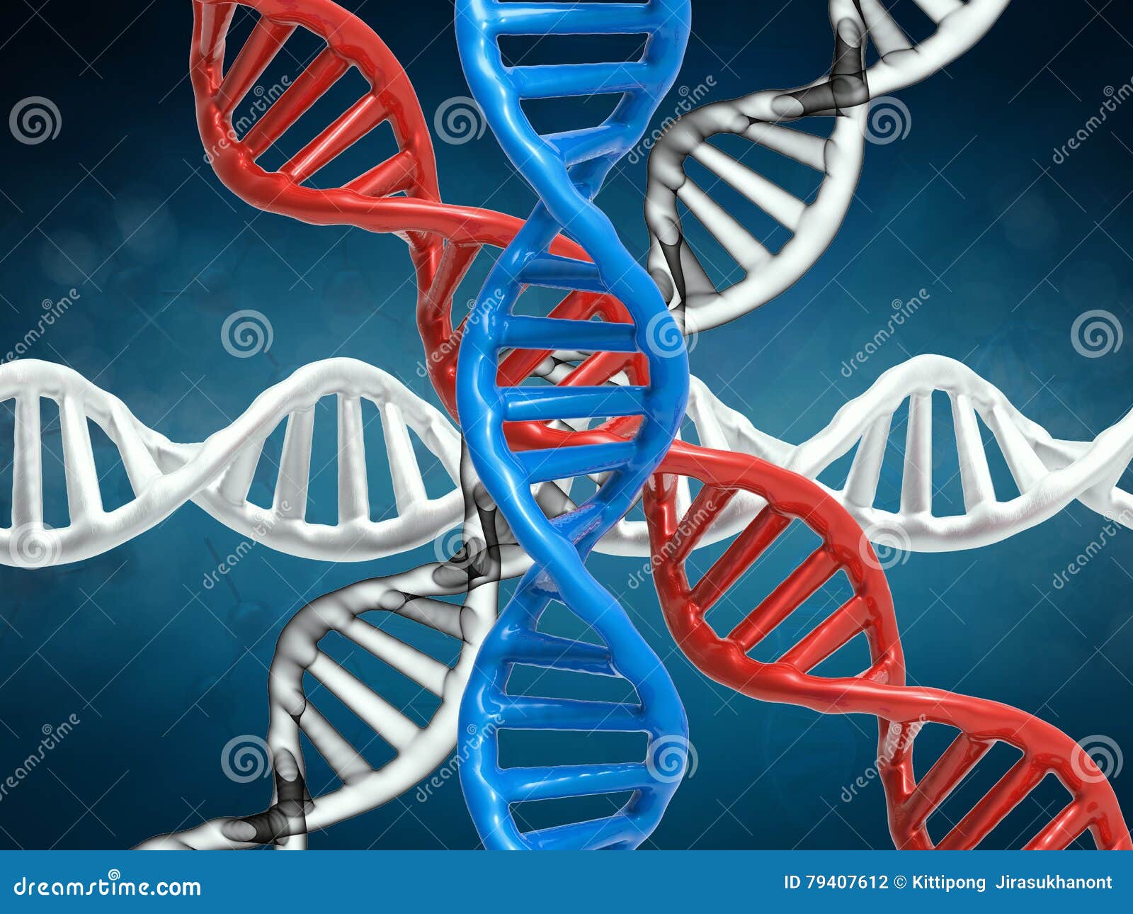 De structuur van DNA stock illustratie. Illustration of spiraal - 79407612
