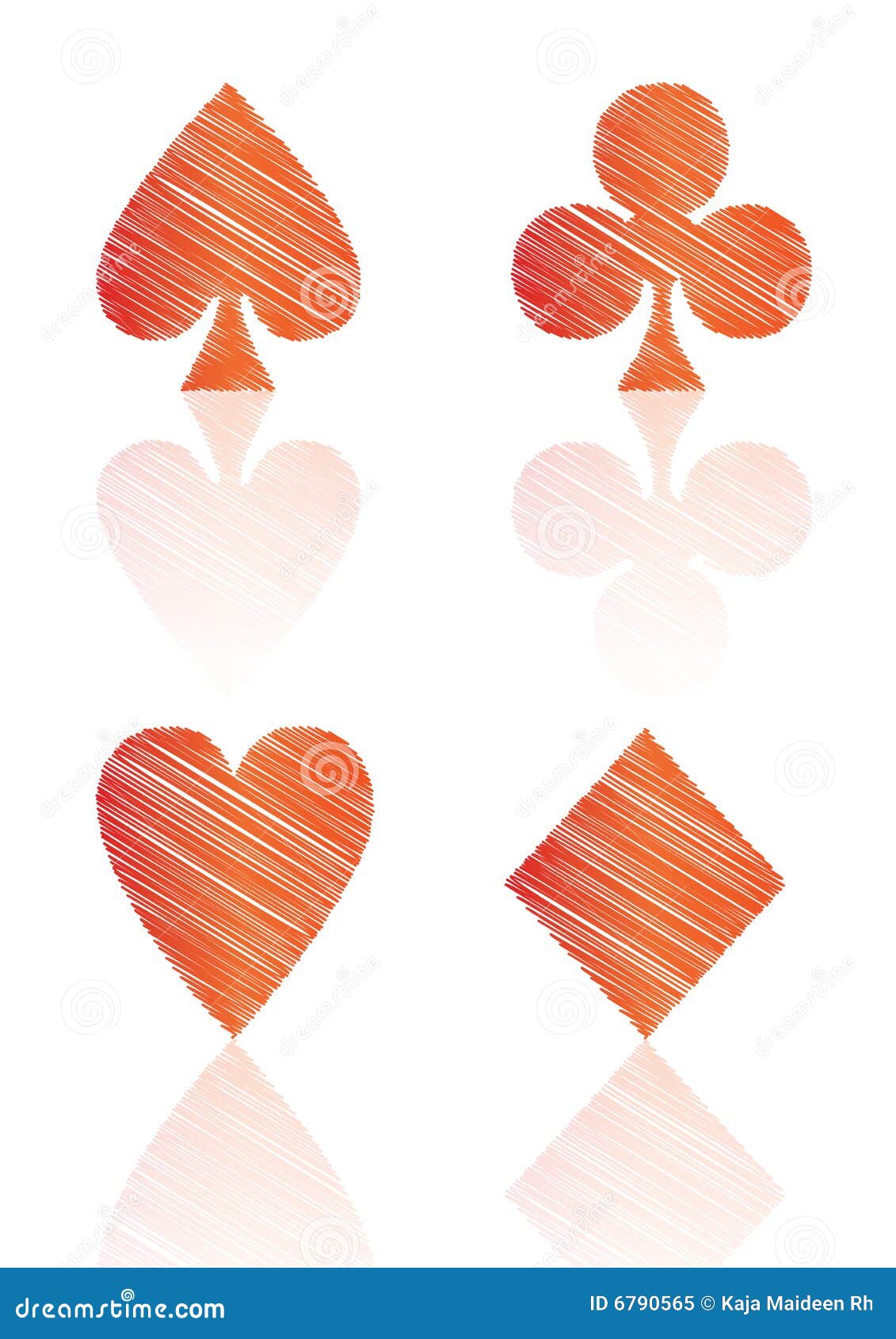 De symbolen van de kaart stock illustratie. Illustration of retro - 6790565