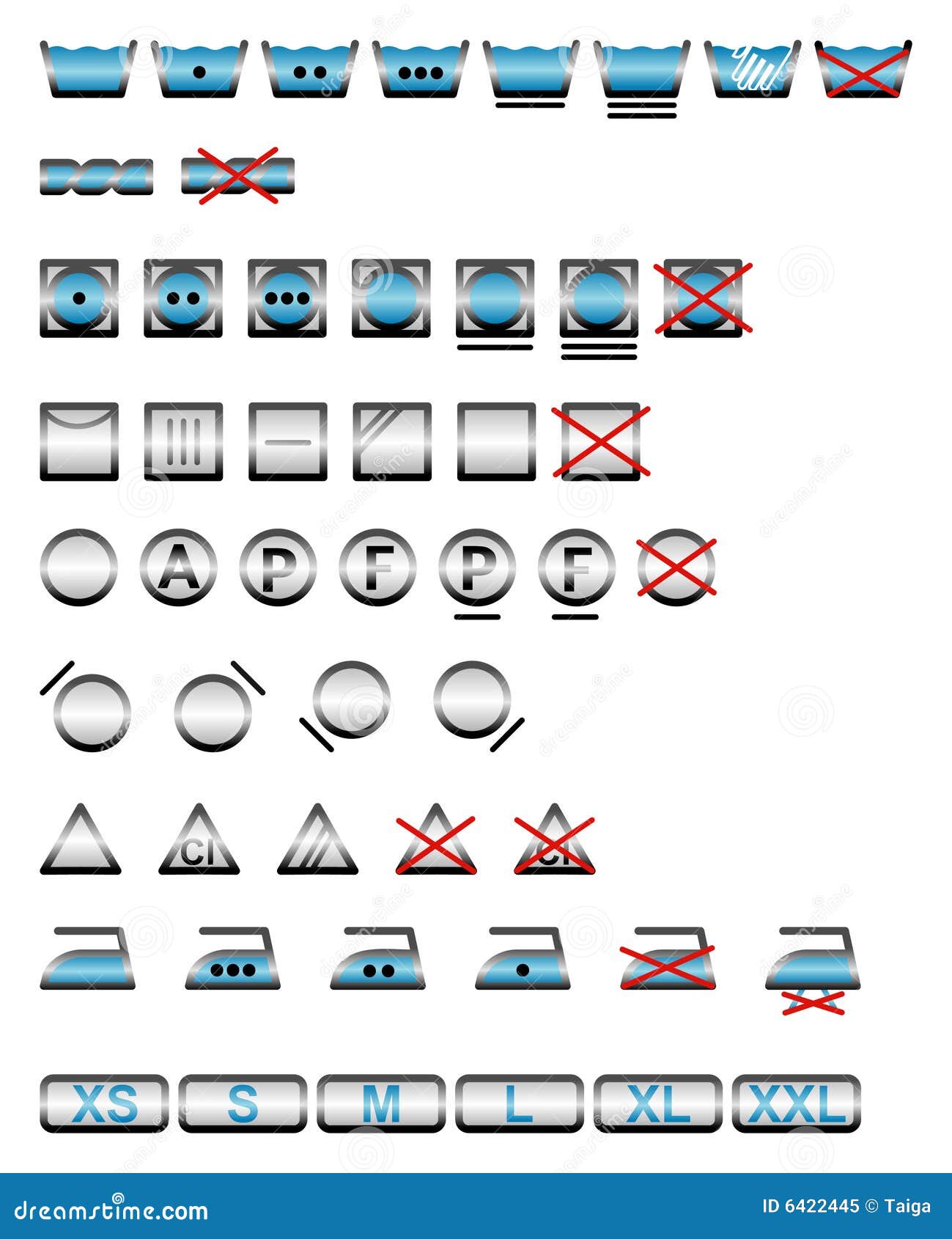 De Symbolen Van De Was/vector Vector Illustratie - Illustration of lijn ...