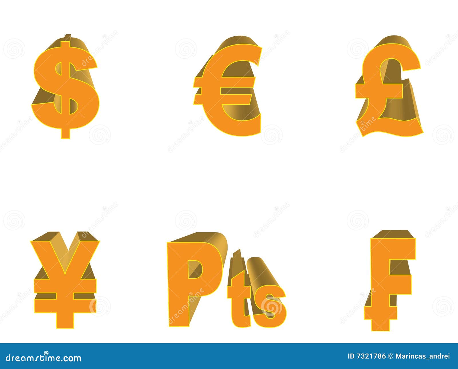 De symbolen van het geld vector illustratie. Illustration of dollar ...