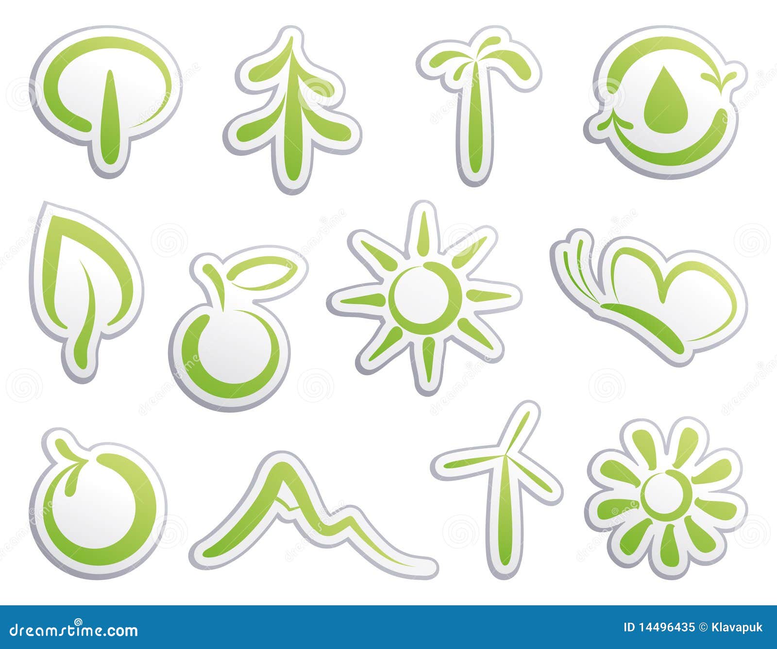 De symbolen van het milieu vector illustratie. Illustration of behoud ...