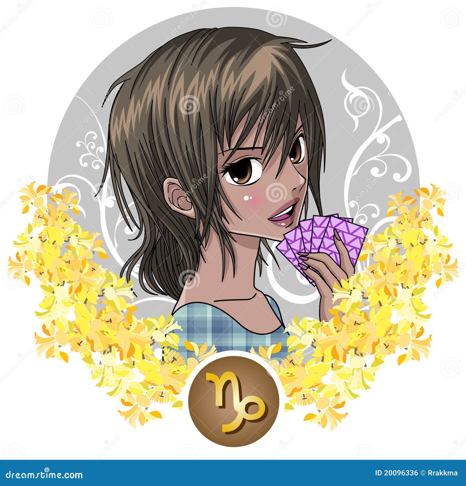 De Tekens Van De Dierenriem - Steenbok Vector Illustratie ...