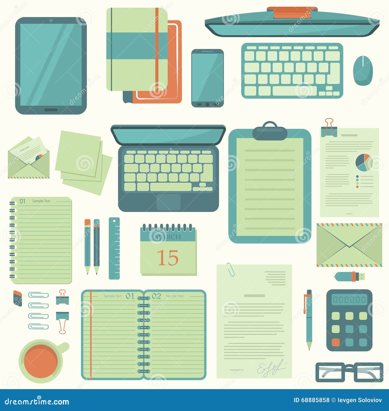 De Tekens Van De Het Werklijst Vector Illustratie - Illustration of ...