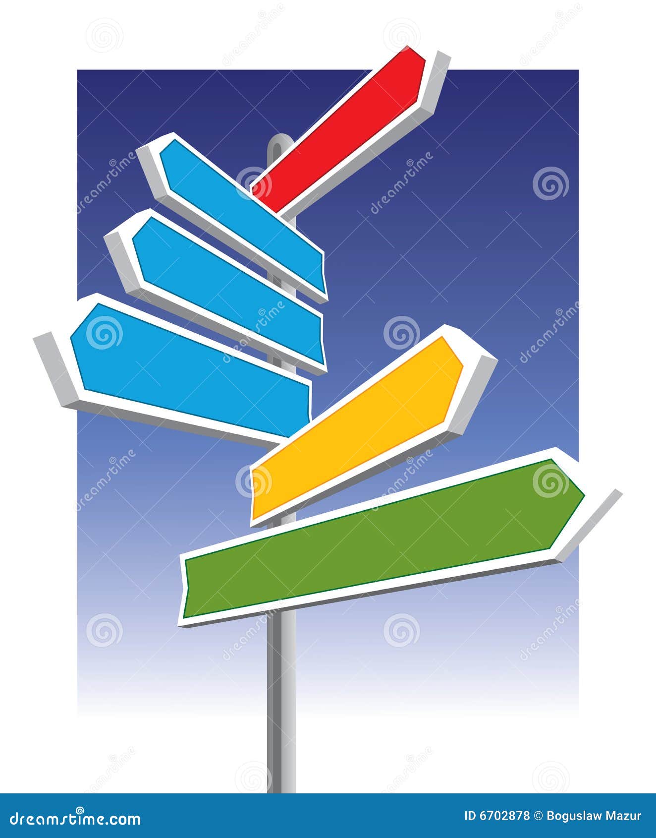 De tekens van de richting vector illustratie. Illustration of ...