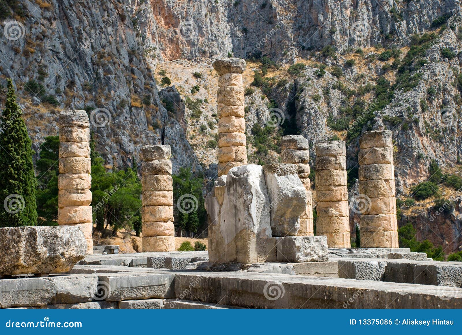 De tempel van Apollo stock foto. Image of europees, cultuur - 13375086
