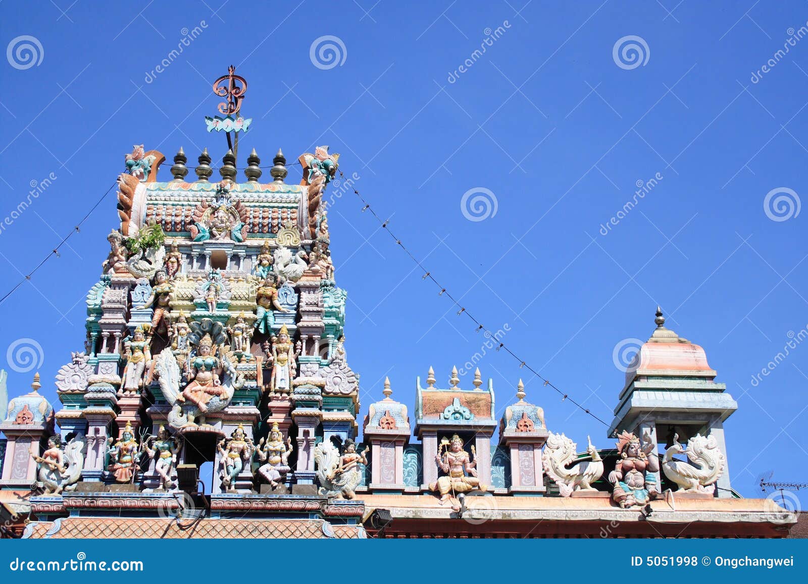 De Tempel Van Het Hindoeïsme in Penang Stock Foto - Image of historisch ...