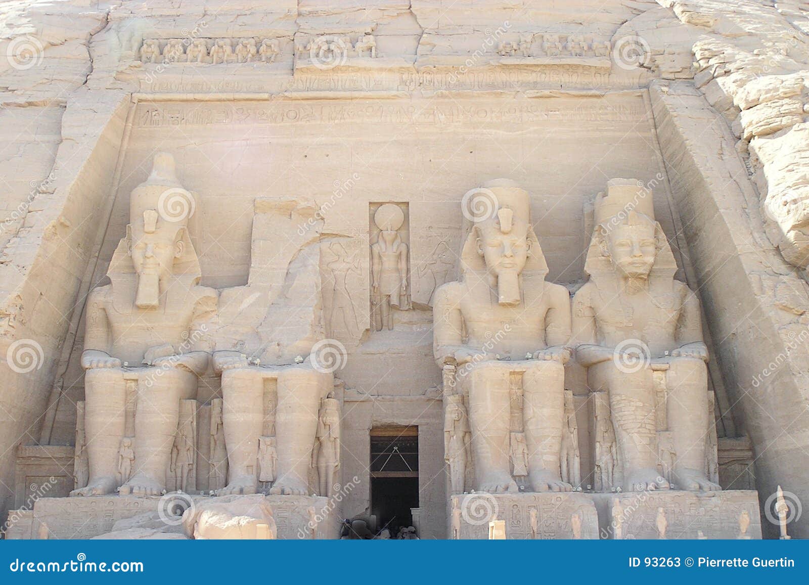 De Tempel Van Simbel Van Abu - Ramses II Stock Afbeelding - Image of ...